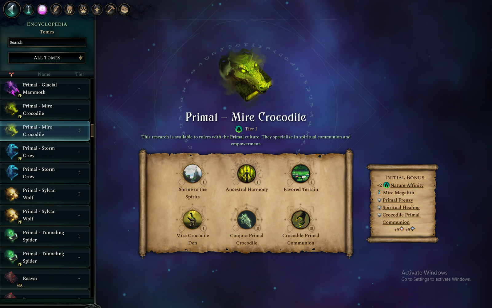 Research Primal Cultures - Paradox Mods