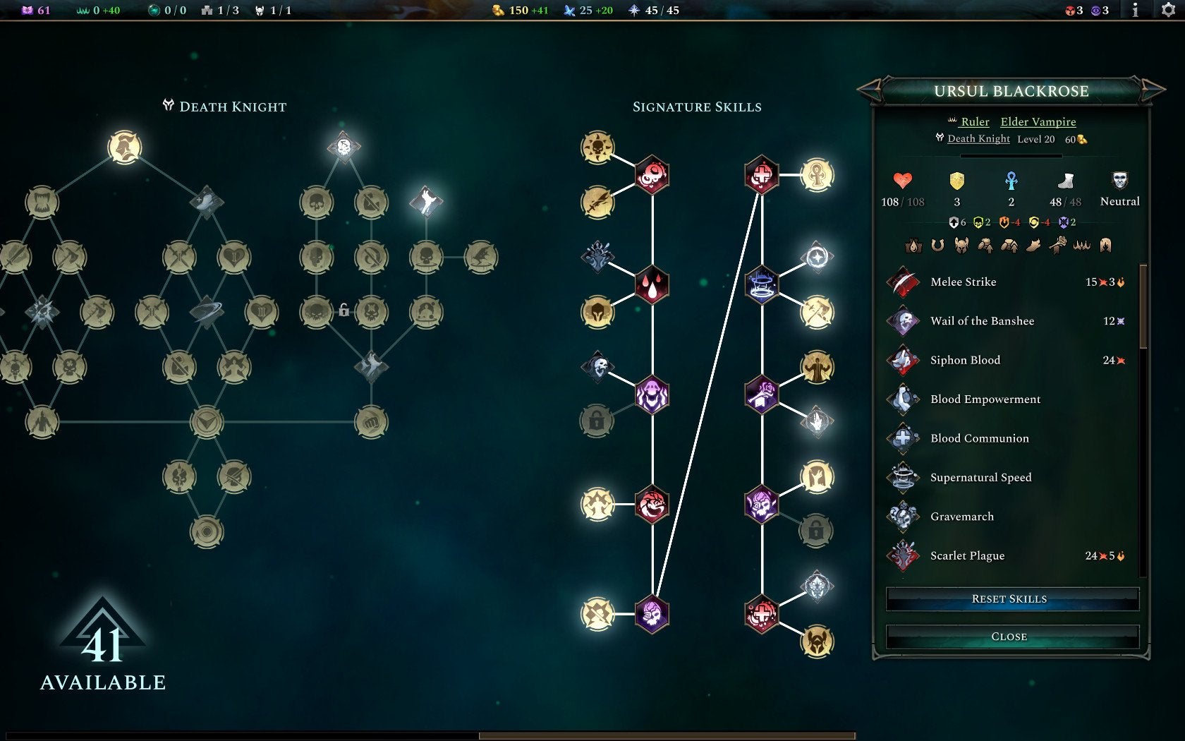 More Signature Skills for Vampires - Paradox Mods