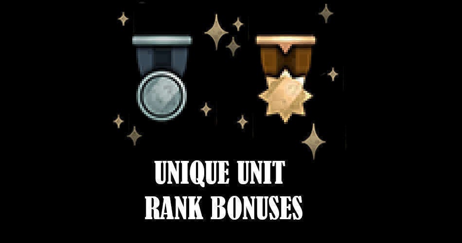 Unique Unit Rank Bonuses - Paradox Mods
