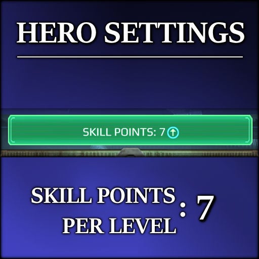Hero Settings - 7 Points Per Level - Paradox Mods