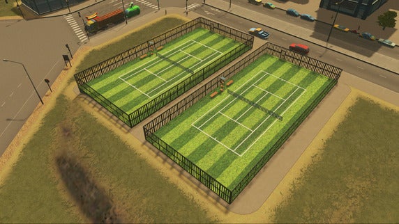 Grass Tennis Court - Paradox Mods