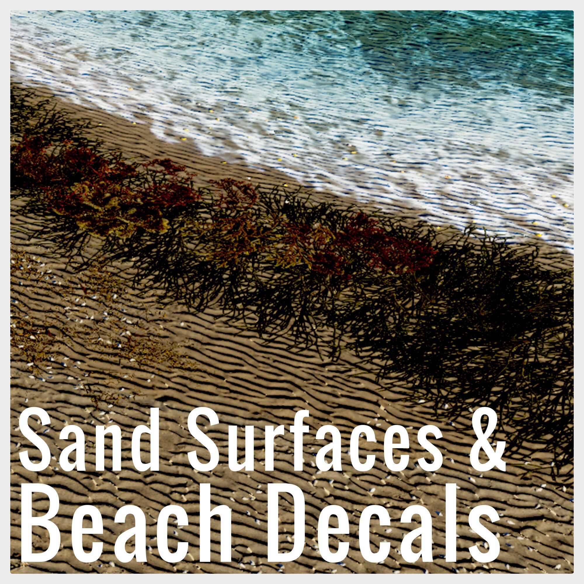 Sand Surfaces and Beach Decal Pack - Paradox Mods