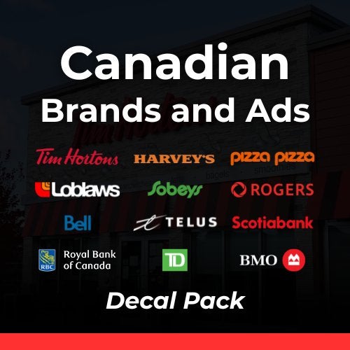 Canadian Brands and Ads Decal Pack - Paradox Mods