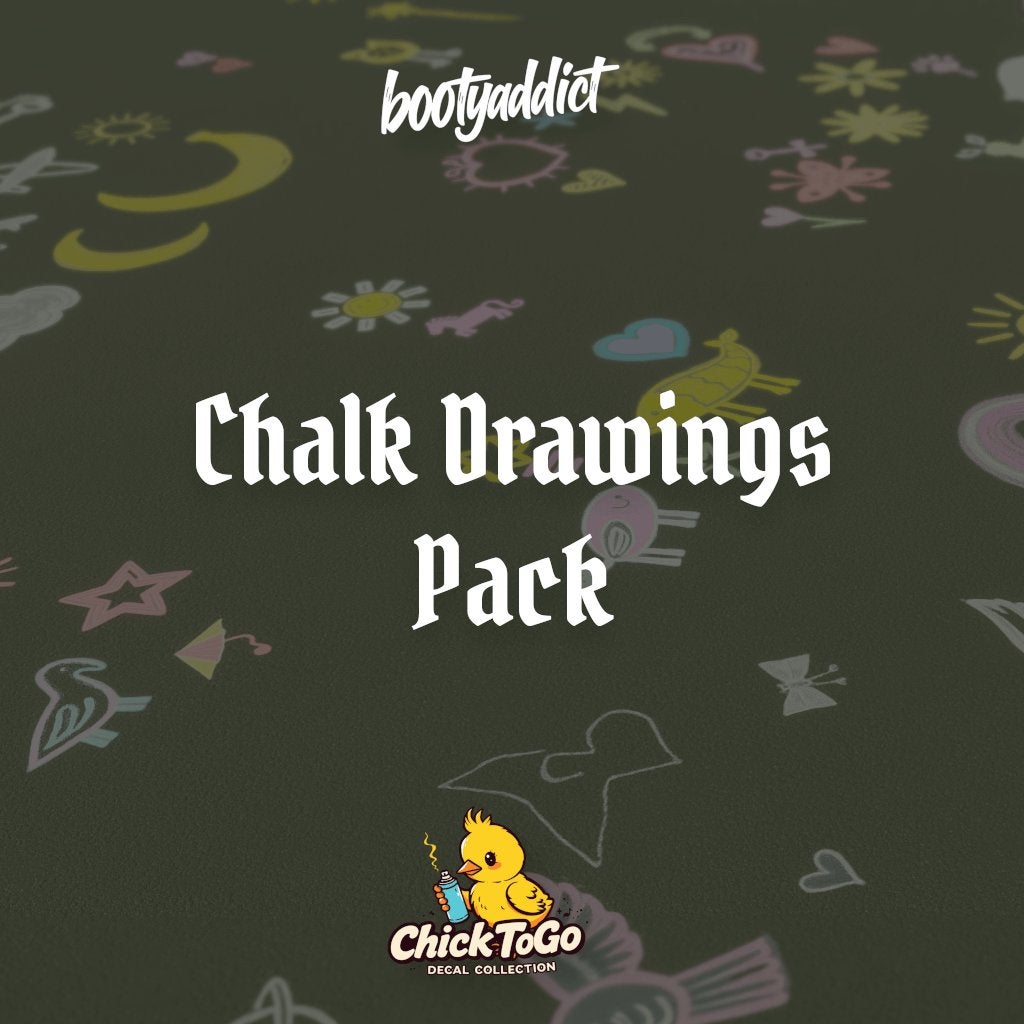 Chalk Drawings Decal Pack - Paradox Mods