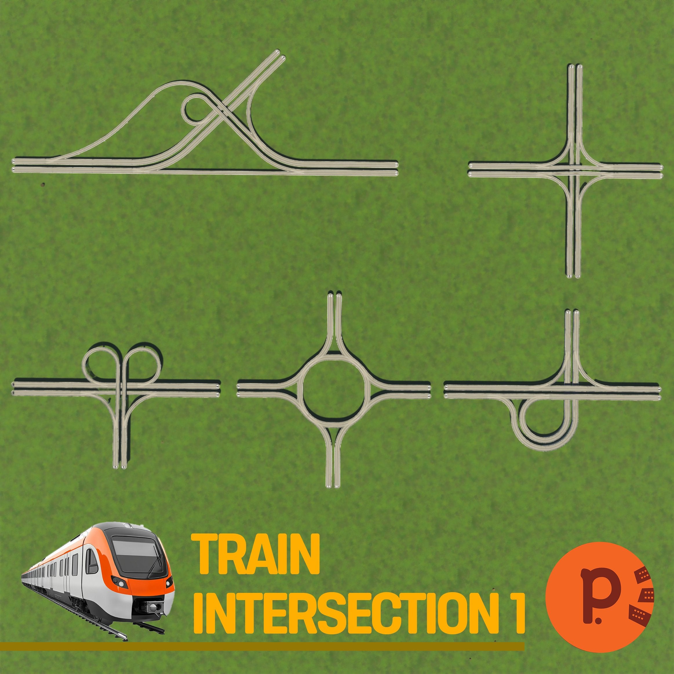 Train Intersection 1 - Paradox Mods