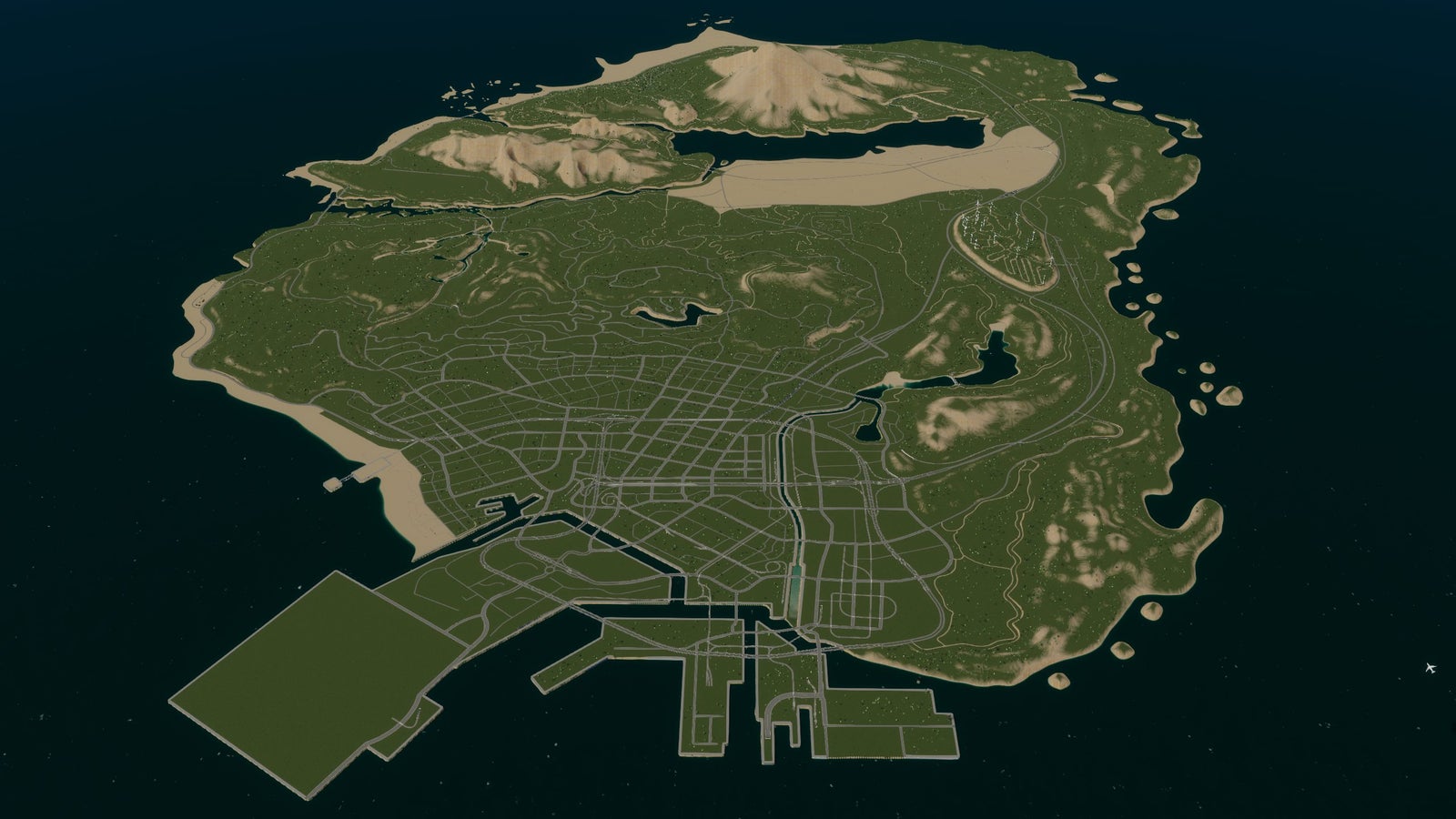 GTA5 Map (With Roads, Rail and Subway lines) - Paradox Mods