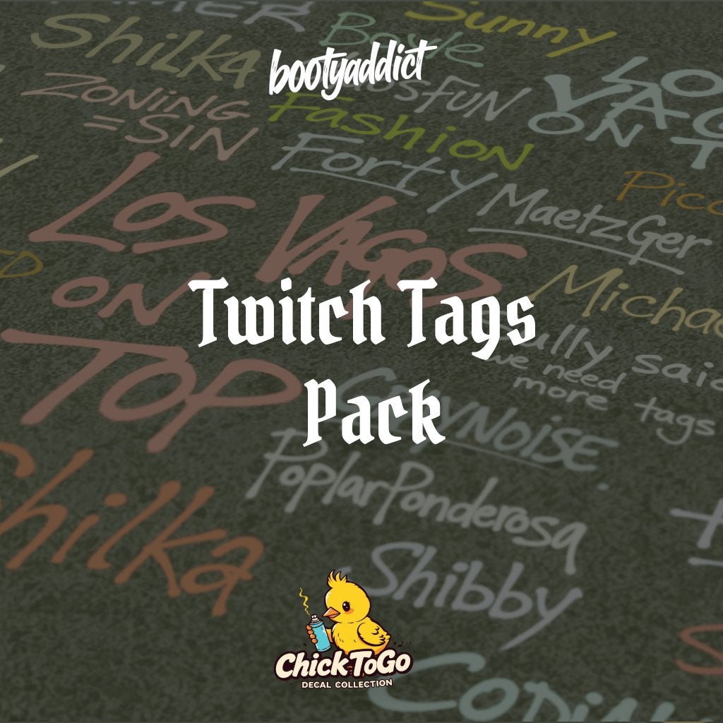 Twitch Tags Decal Pack - Paradox Mods