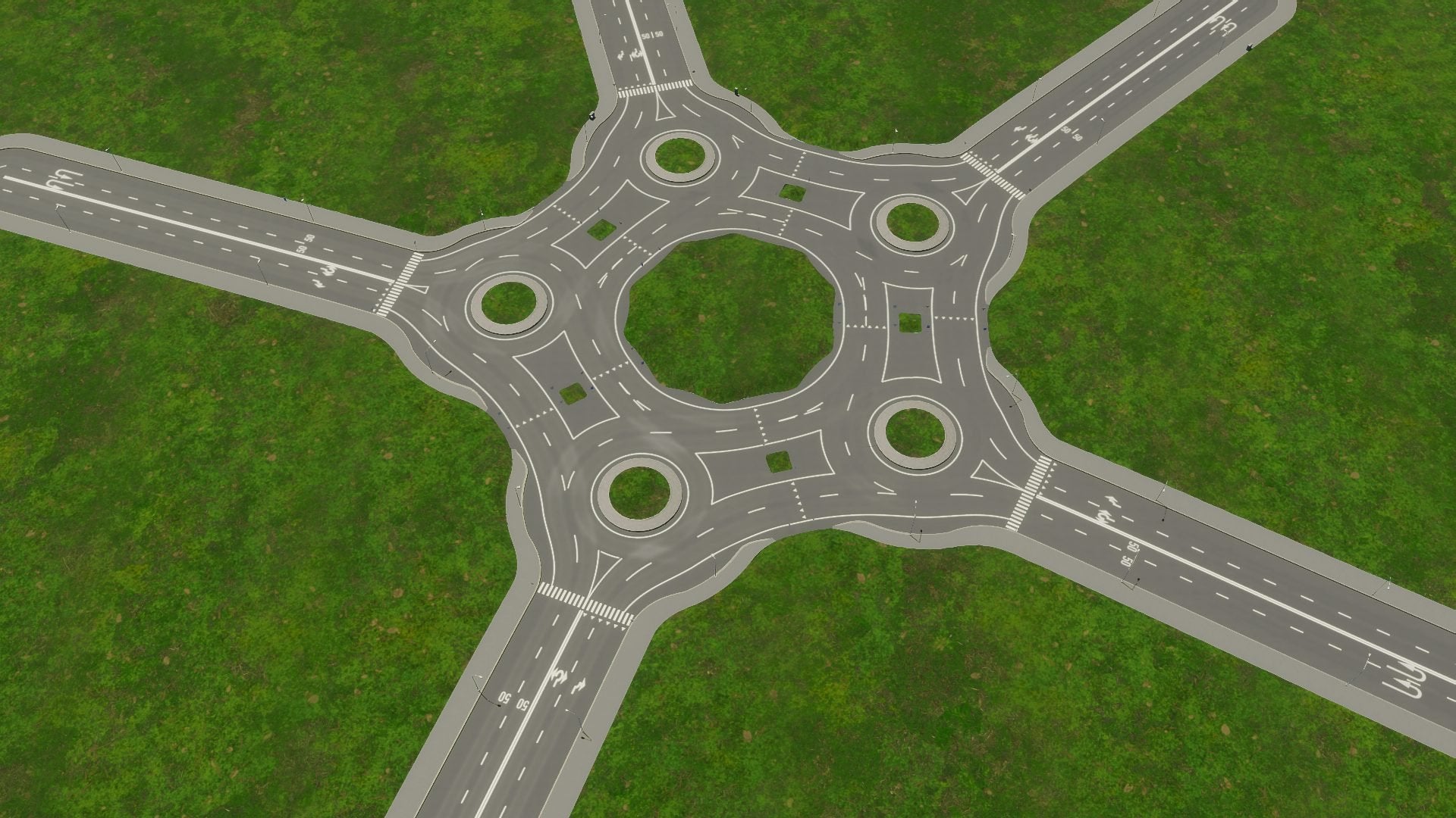 The Magic roundabout-Swindon, UK(五向环岛) - Paradox Mods