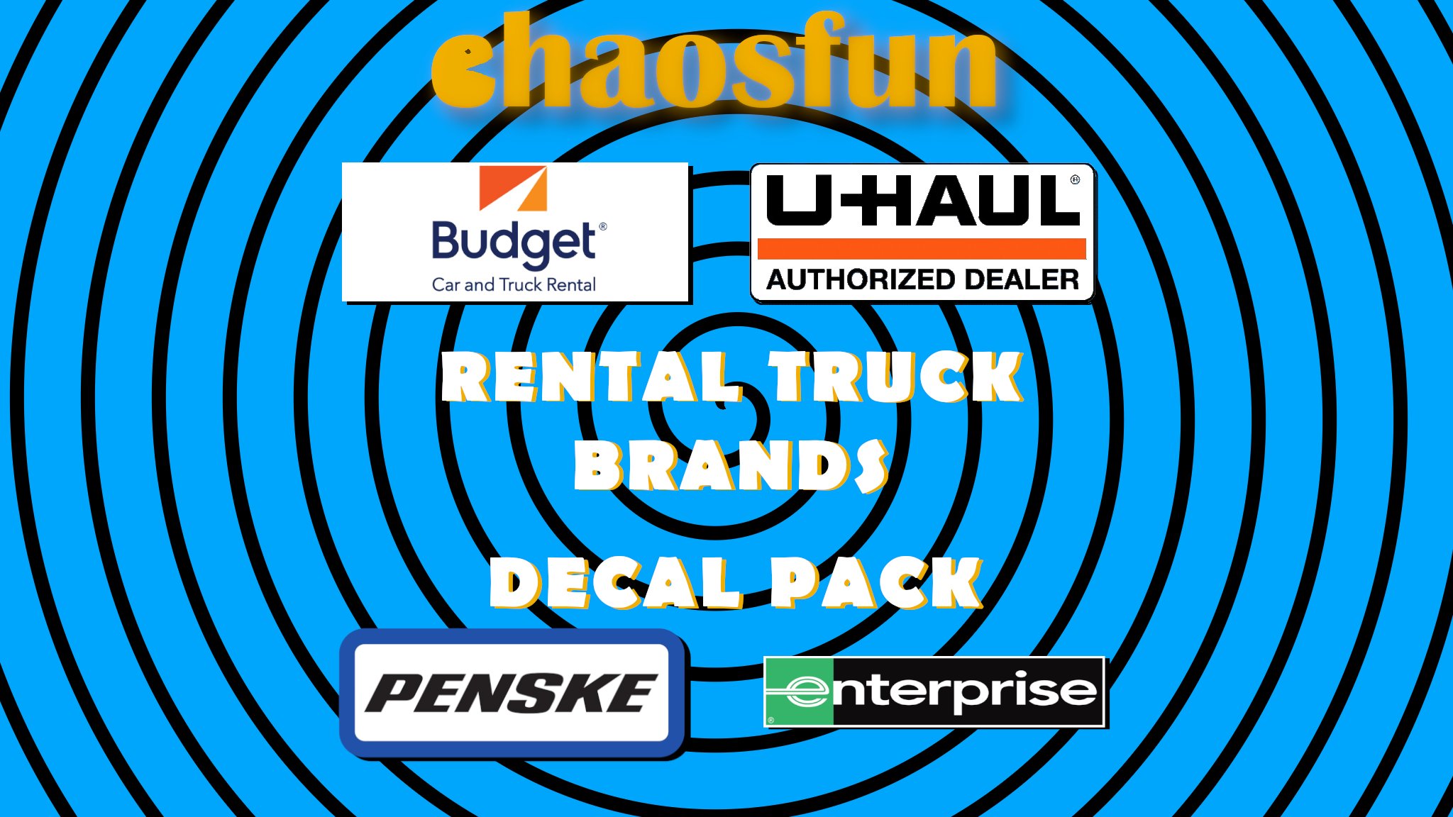 Truck Rental Decal Pack - Paradox Mods