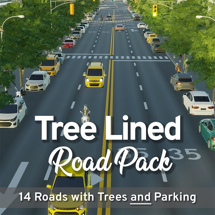 Tree Lined Road Pack - Paradox Mods