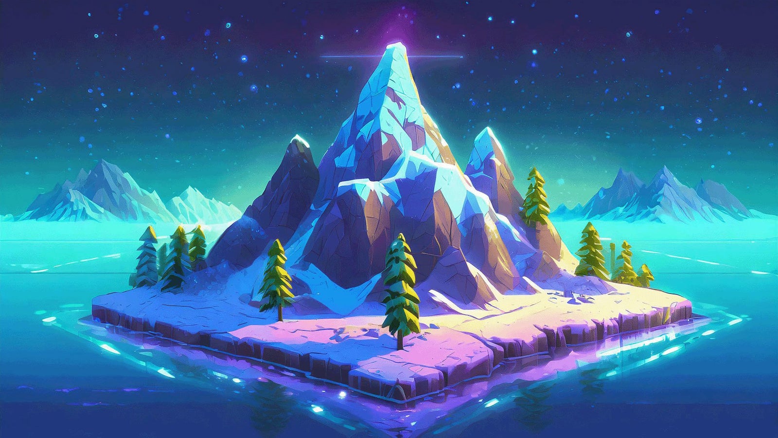 Snowy Square Island - Paradox Mods