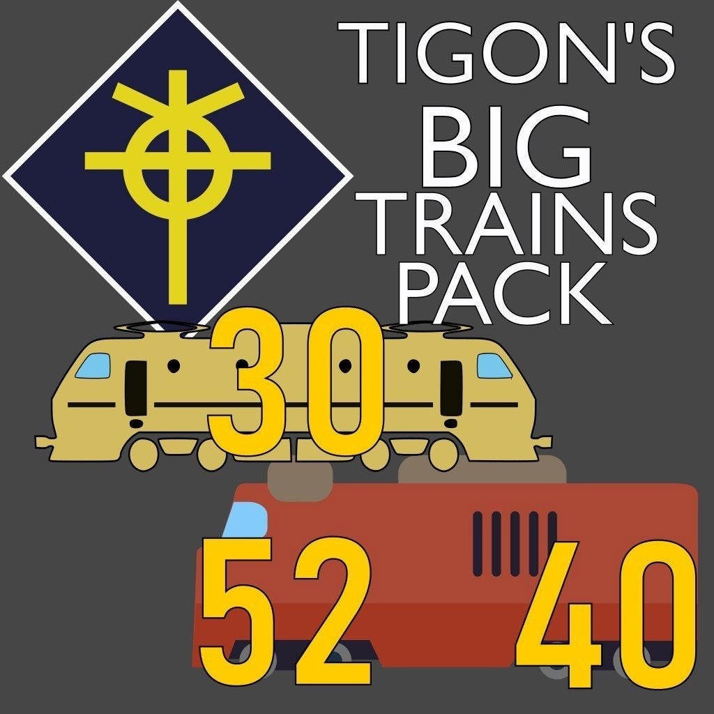 Tigon's Big Trains Asset Pack - Paradox Mods