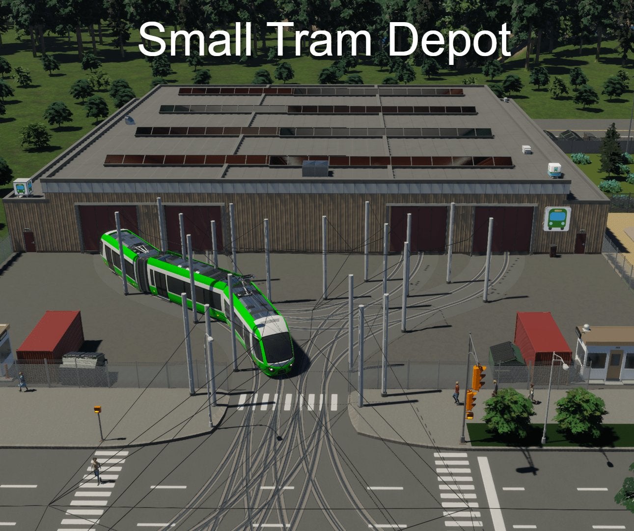 Small Tram Depot - Paradox Mods