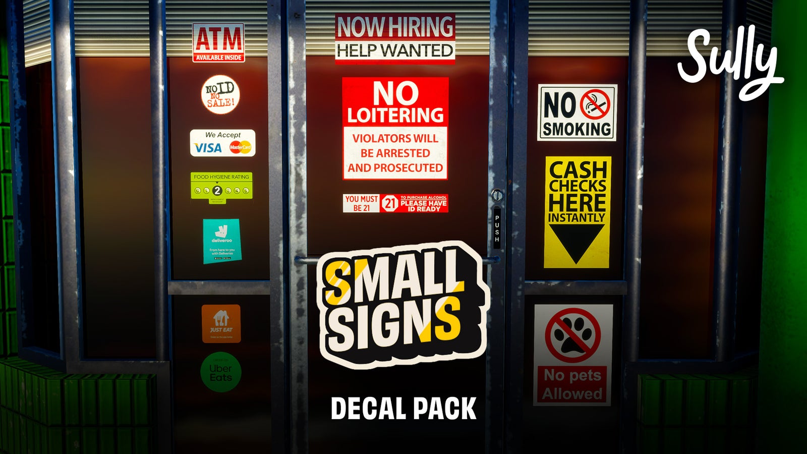 Small Signs Decal Pack - Paradox Mods