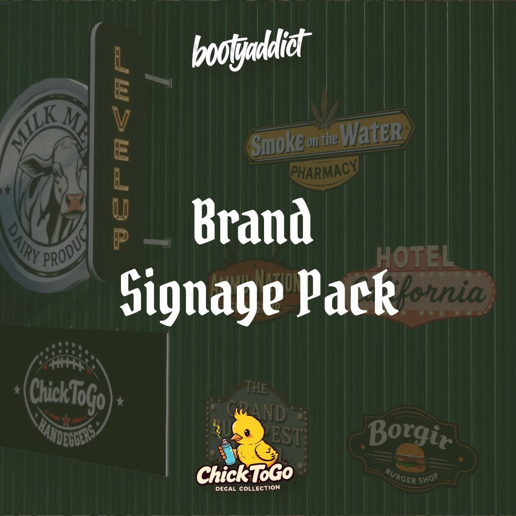 Brand Signage Decal Pack - Paradox Mods