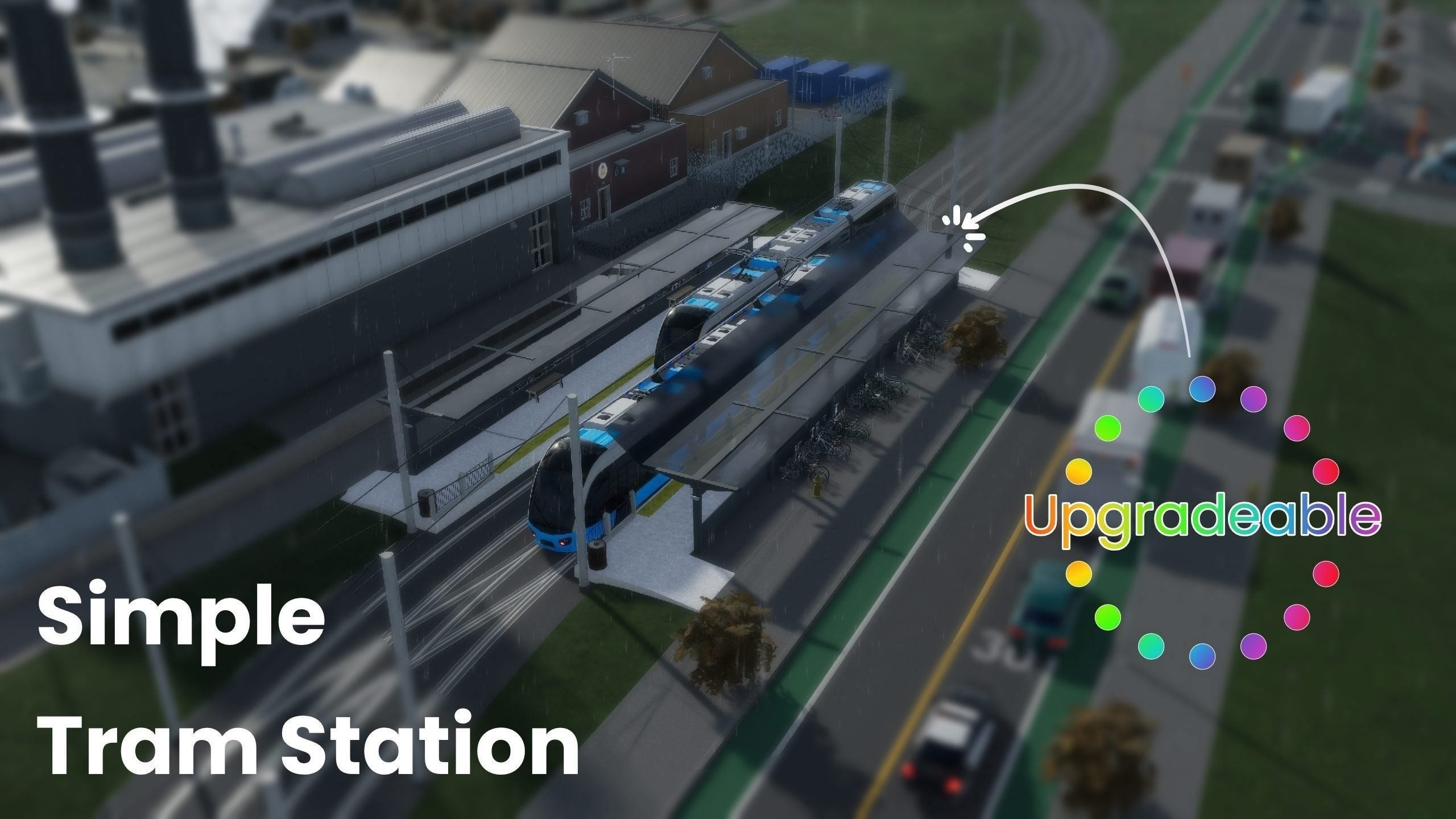 Simple Tram Station - Paradox Mods