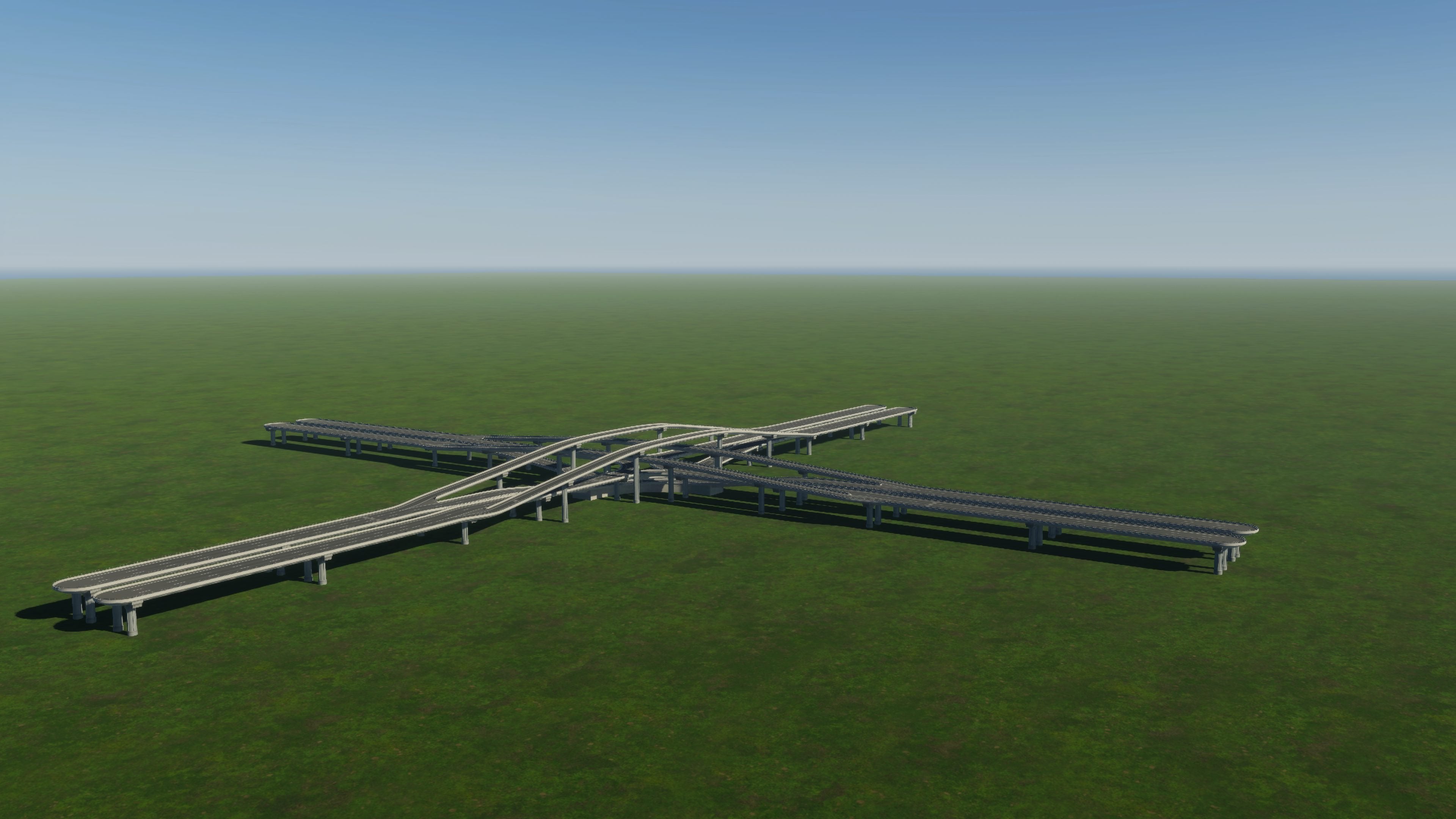 井字形立交桥(Cross shaped interchange) - Paradox Mods