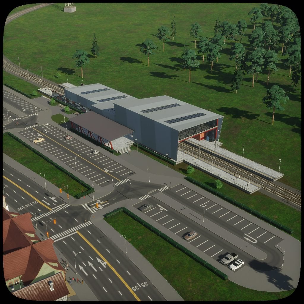 Suburban Train Station by BadPeanut - Paradox Mods