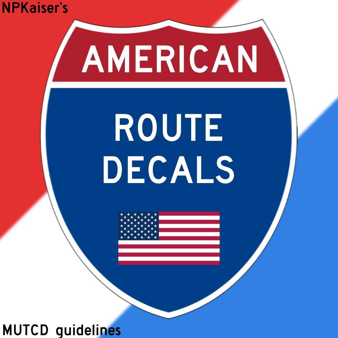 American Route Decals - Paradox Mods