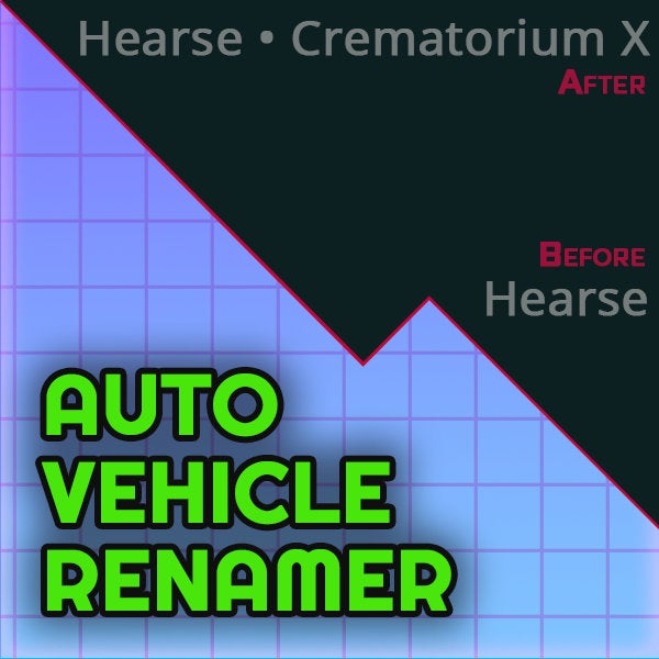 Auto Vehicle Renamer - Paradox Mods