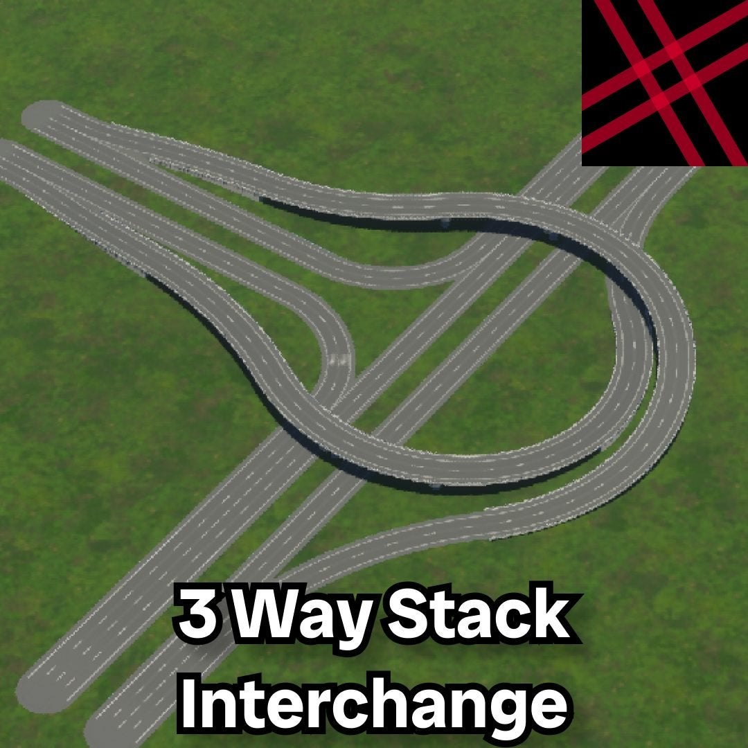 3 Way Stack Interchange - Paradox Mods