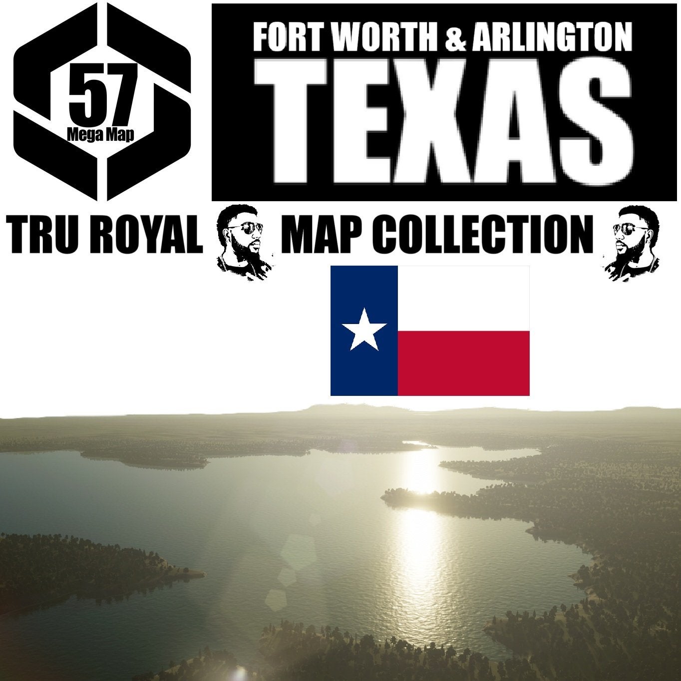57km - Fort Worth & Arlington, TEXAS (TX) #CS2MegaMaps - Paradox Mods