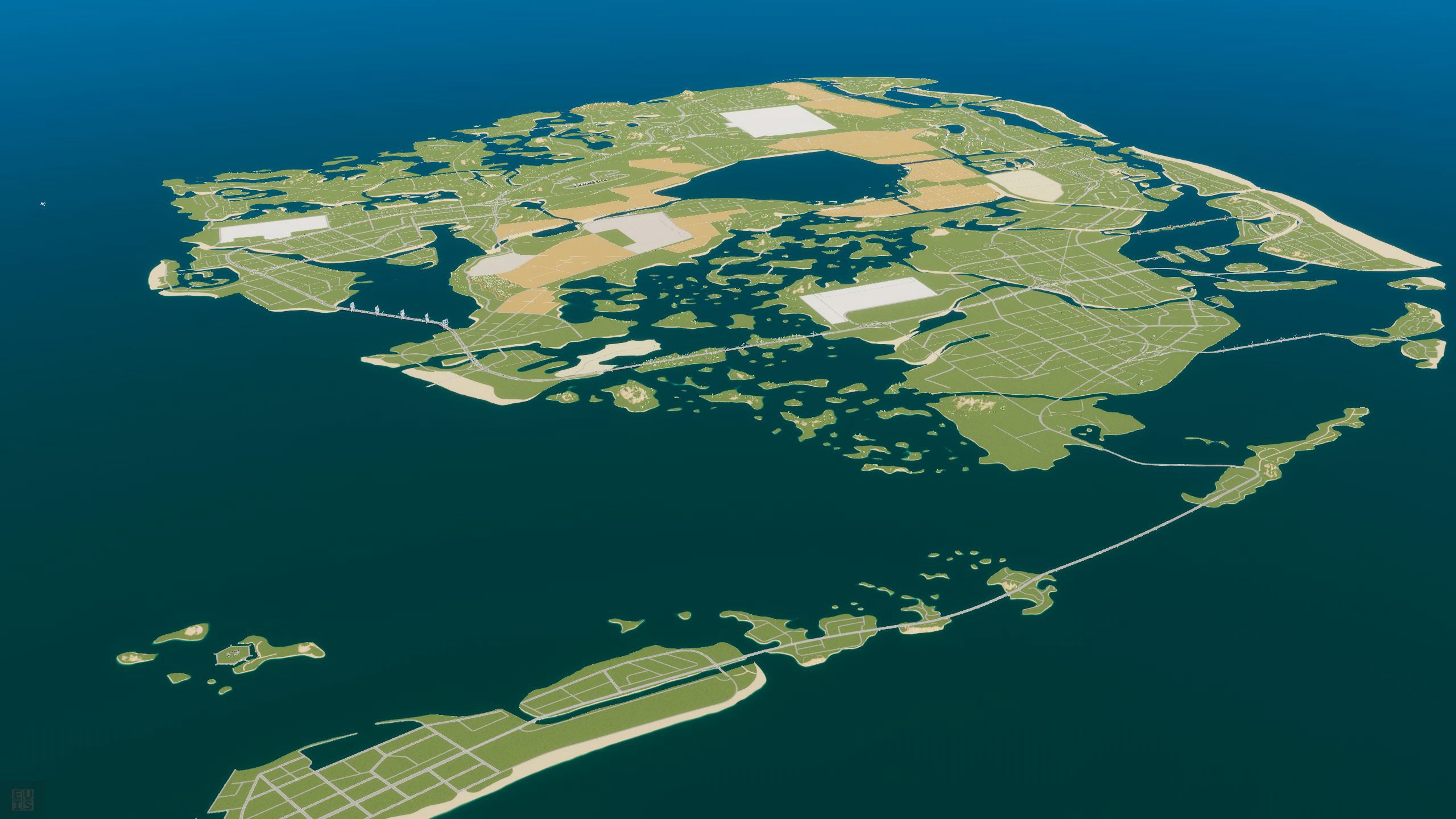 GTA 6 Concept Map (With Roads, Rail and Tram Lines) - Paradox Mods