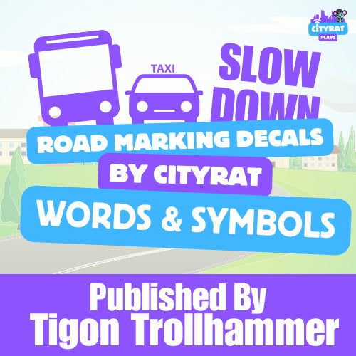 Road Markings (Words & Symbols) Decal Pack - Paradox Mods