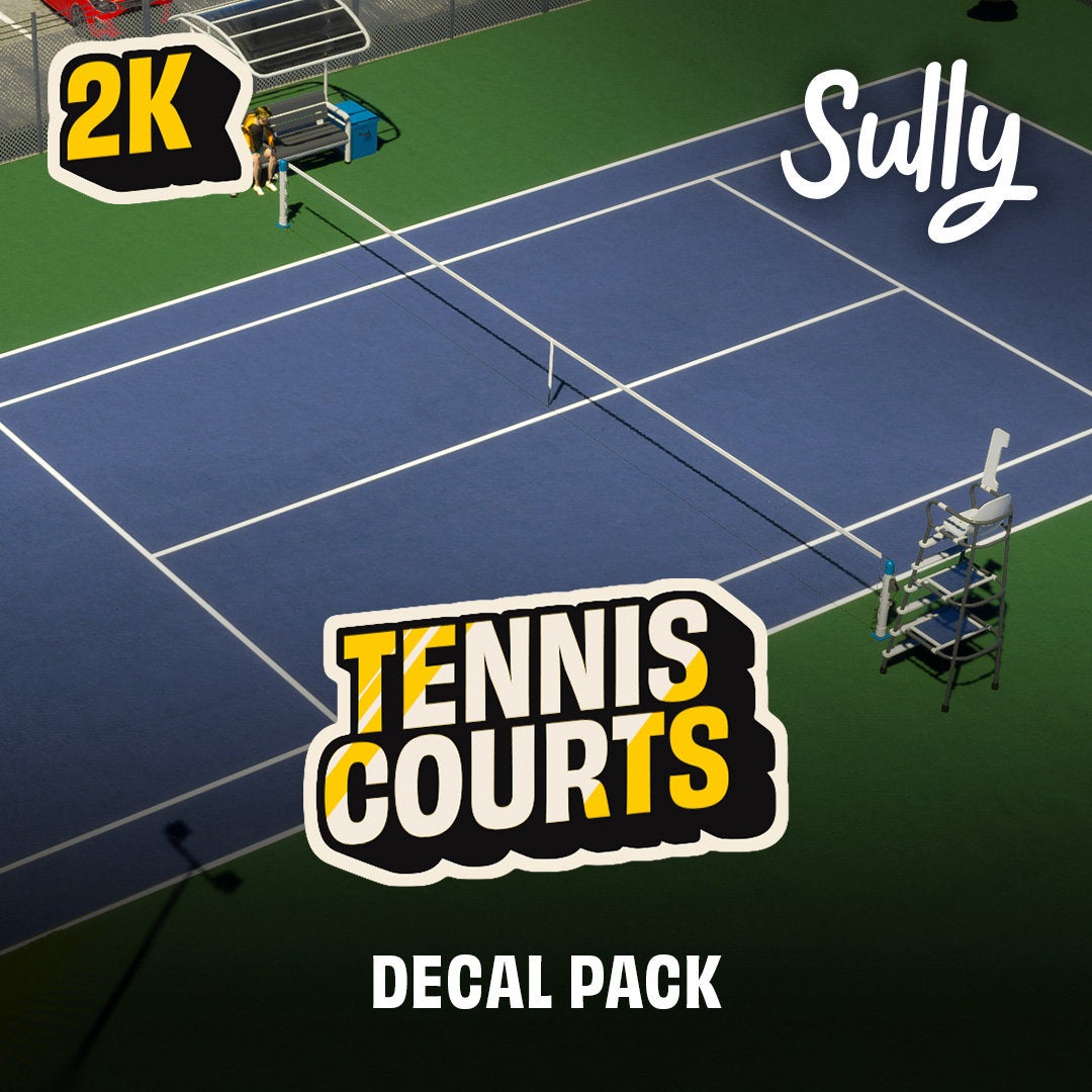 Tennis Courts Decal Pack - Paradox Mods