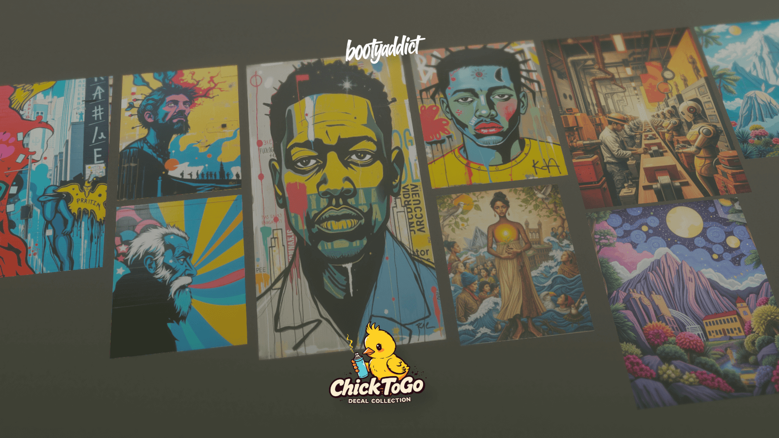 Mural Decal Pack - Paradox Mods