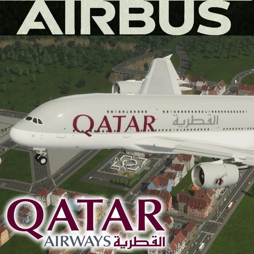 Qatar Airways (Airbus A380-800) - Paradox Mods