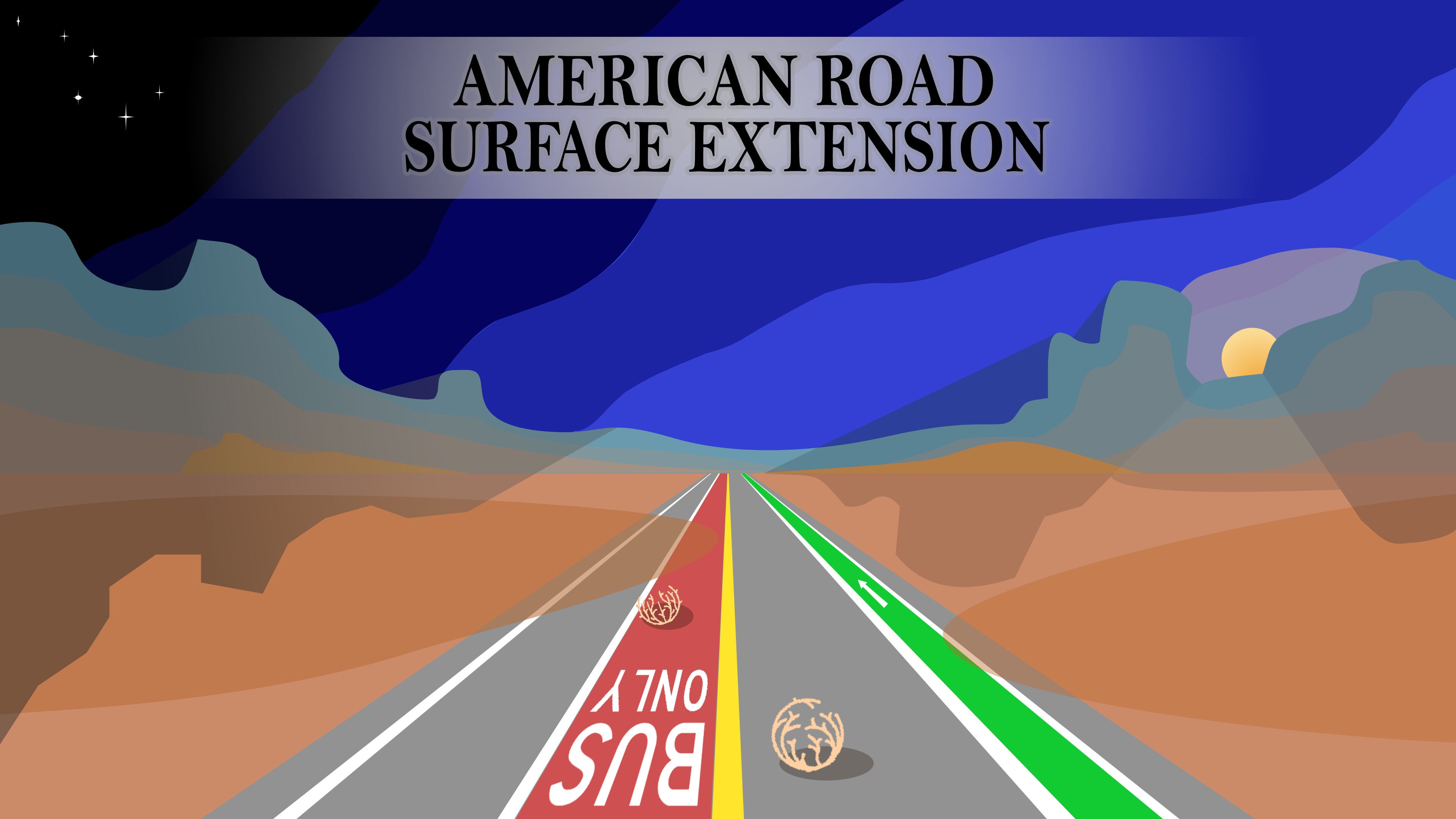 American Road Surface Extension - Paradox Mods