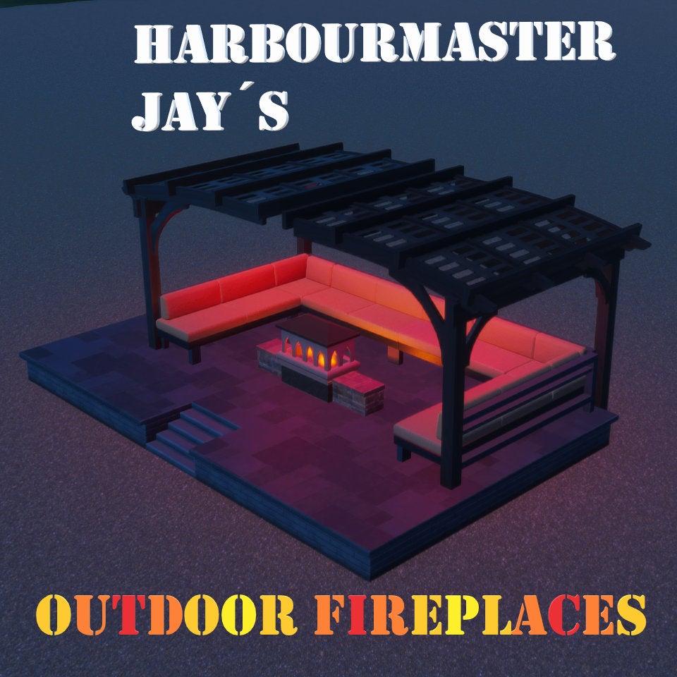 Outdoor Fireplace Asset Pack - Paradox Mods