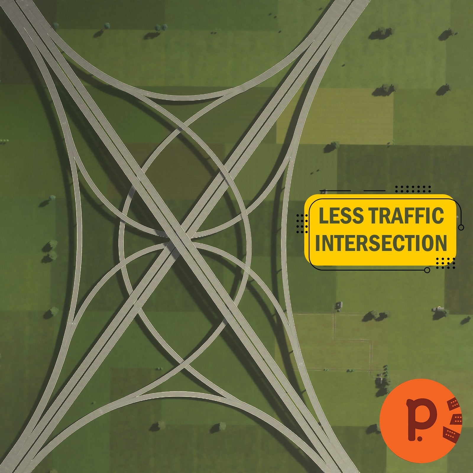 Less Traffic Intersection - Paradox Mods