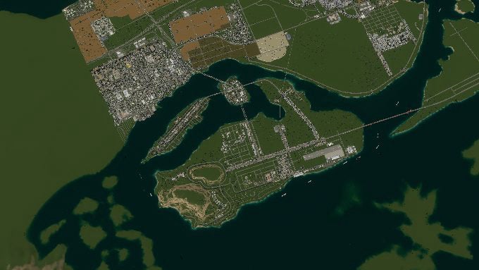Marlinten Sunshine Penisula Map with 550k Pop - Paradox Mods