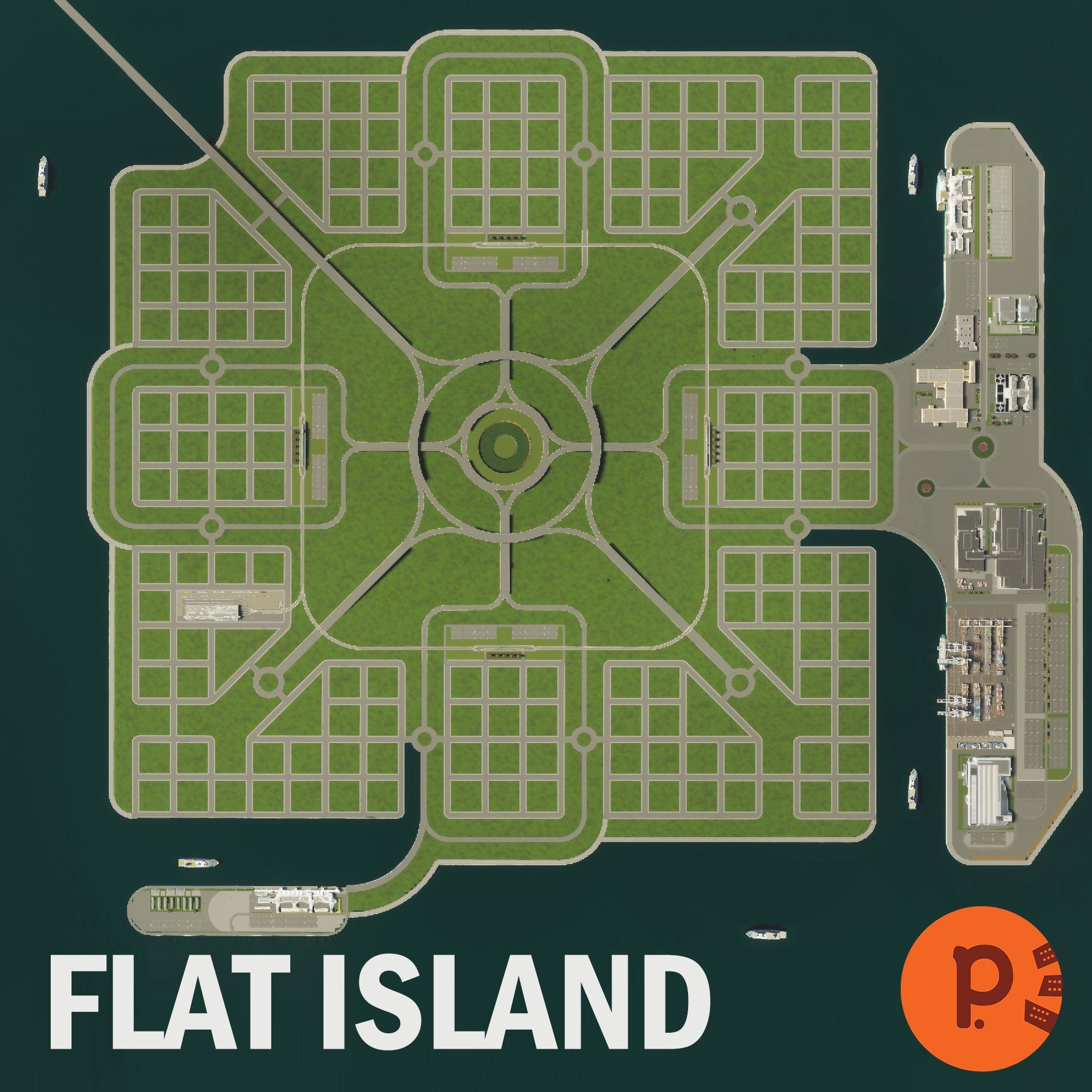 Flat Island - Paradox Mods