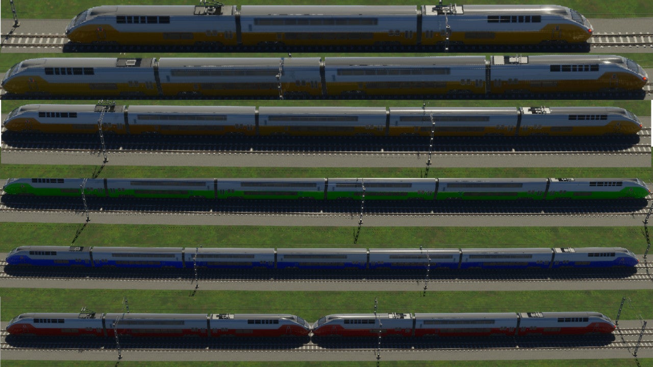 Train Variation Asset Pack - Paradox Mods