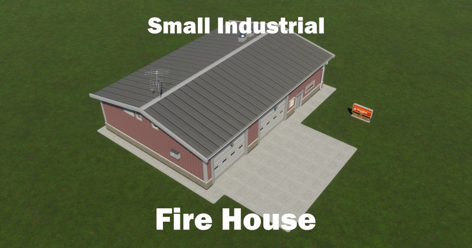 Small Industrial Firehouse 01 - Paradox Mods