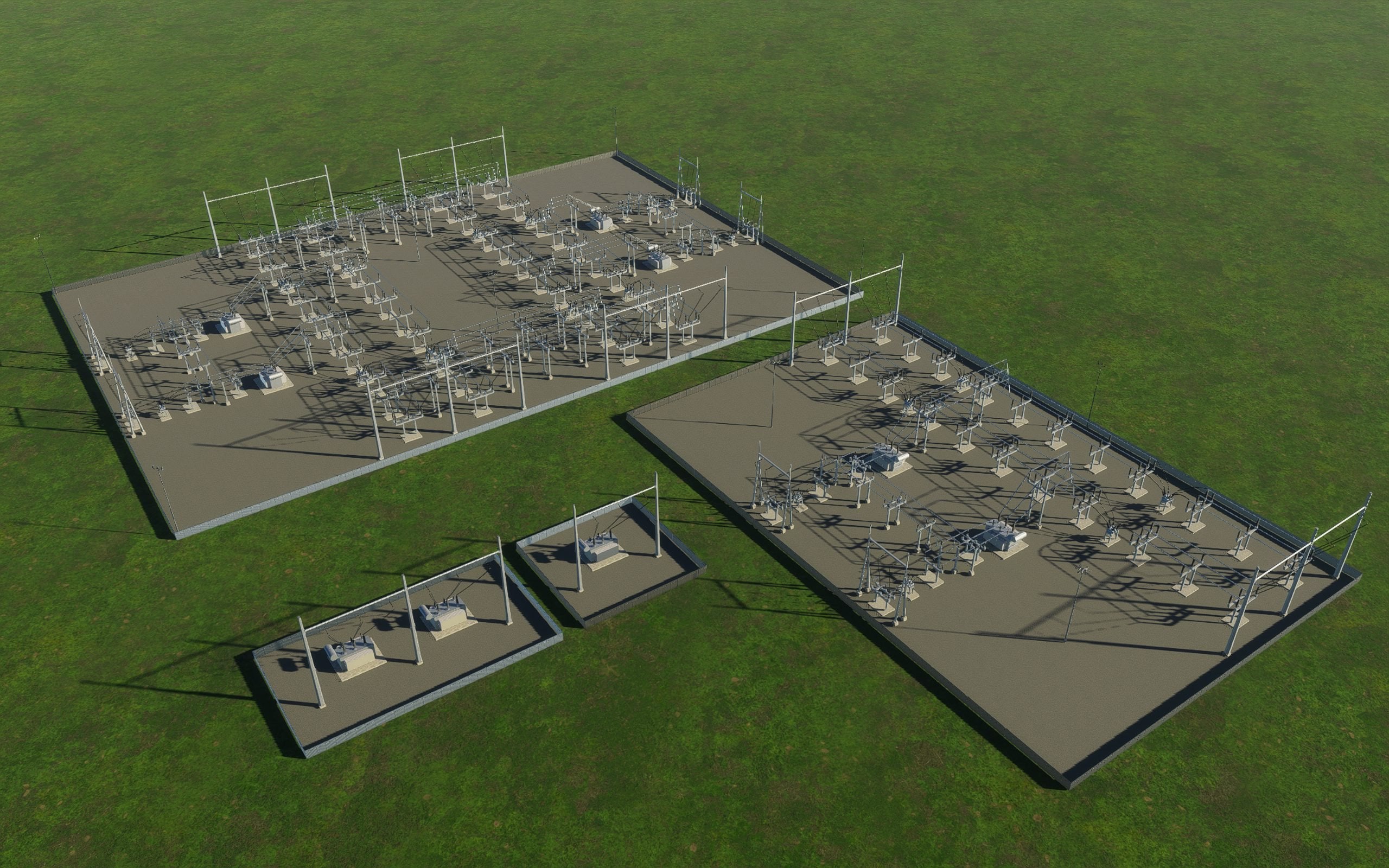 High-Voltage 345/115 kV Substation Pack - Paradox Mods