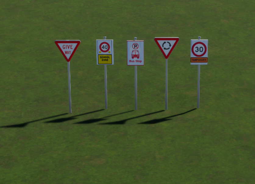 NZ Road Signs (Beta) - Paradox Mods