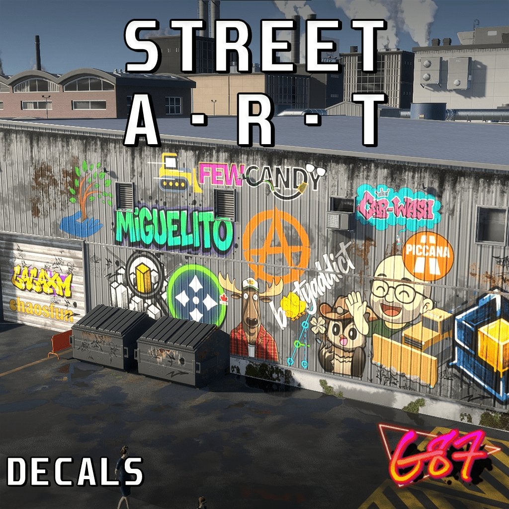 [G87] Street Art Decals - Paradox Mods