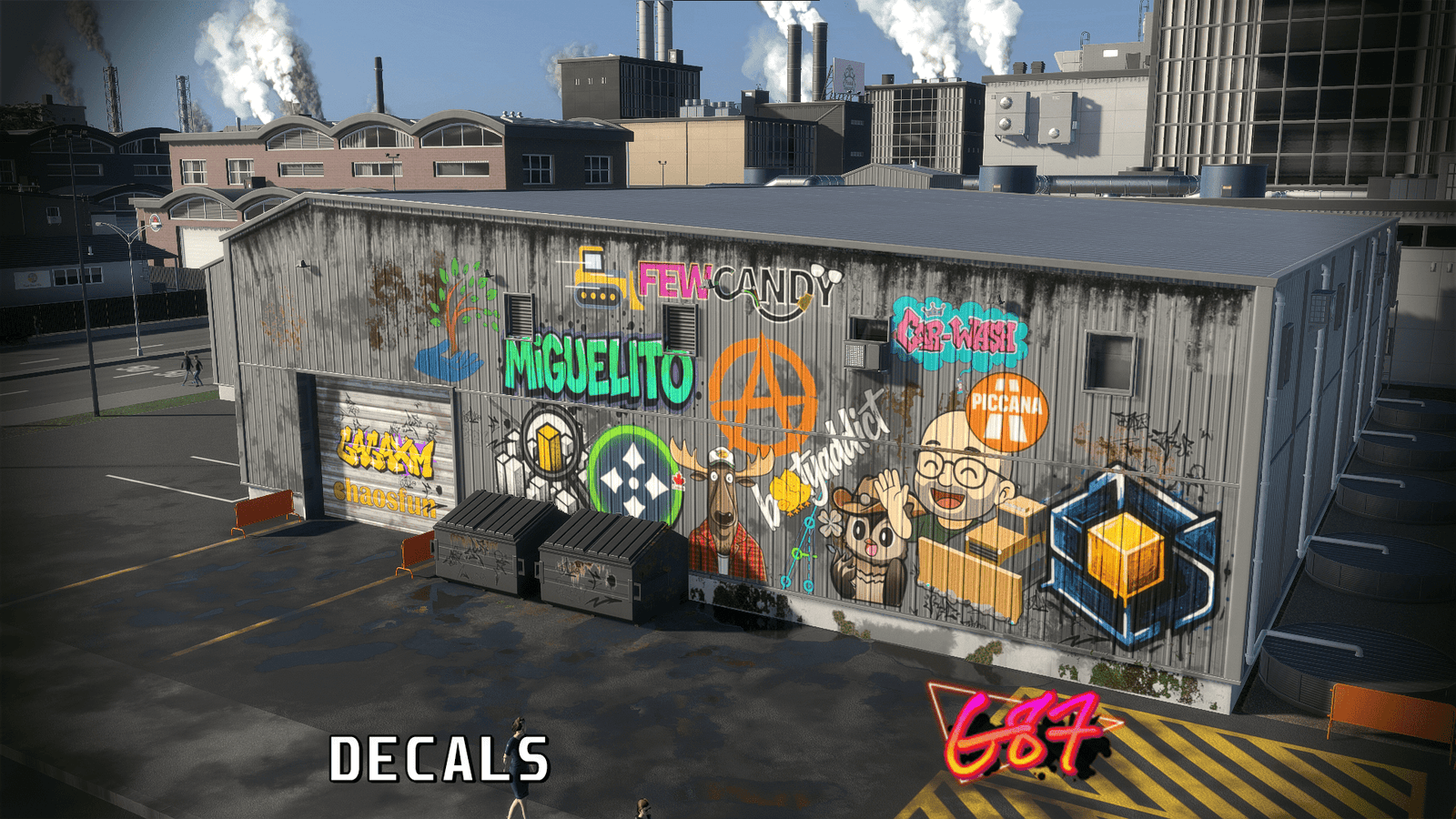 [G87] Street Art Decals - Paradox Mods