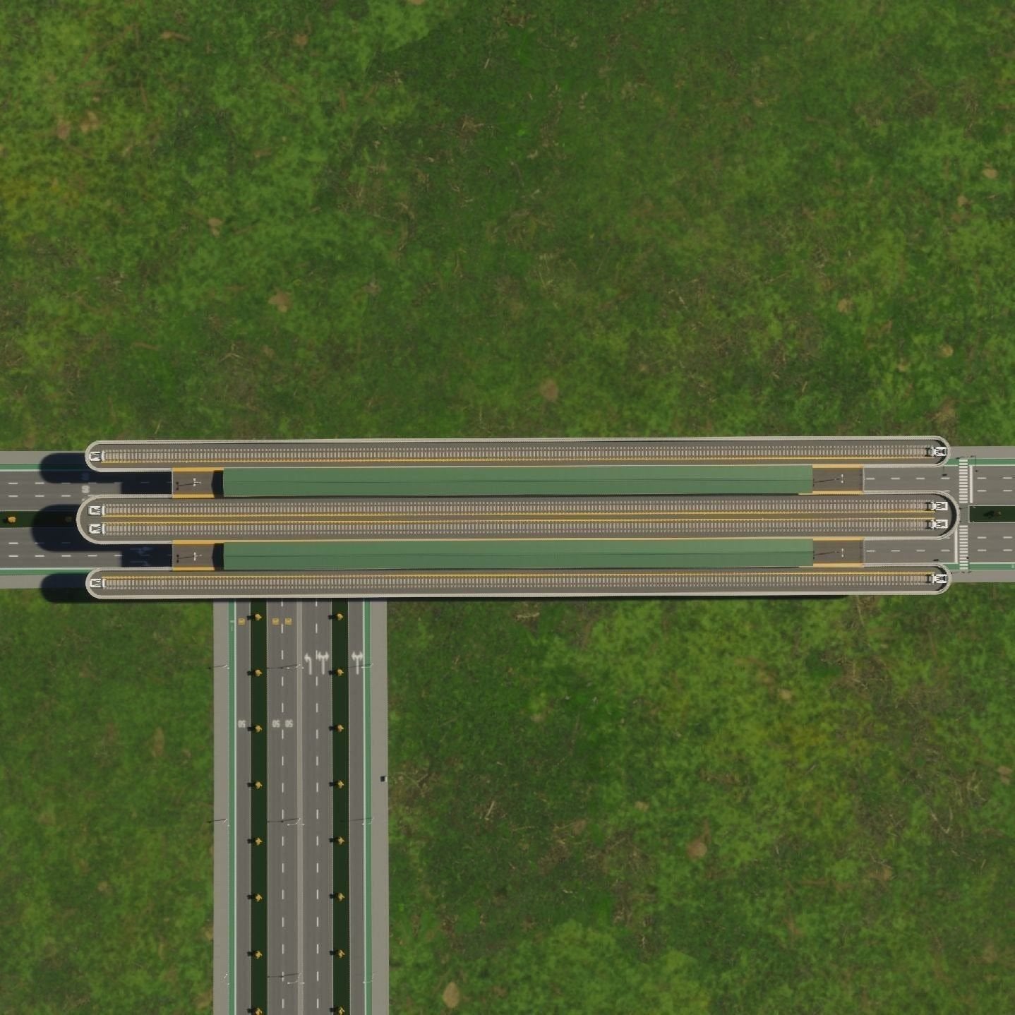 Small Elevated Subway Station - 4 Platforms - Height 20m - Paradox Mods
