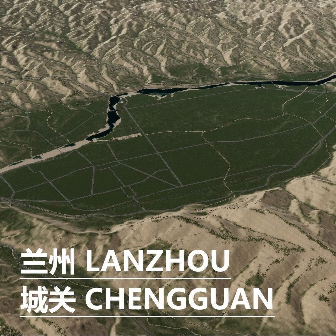 兰州市-城关区地图 Lanzhou Chengguan - Paradox Mods