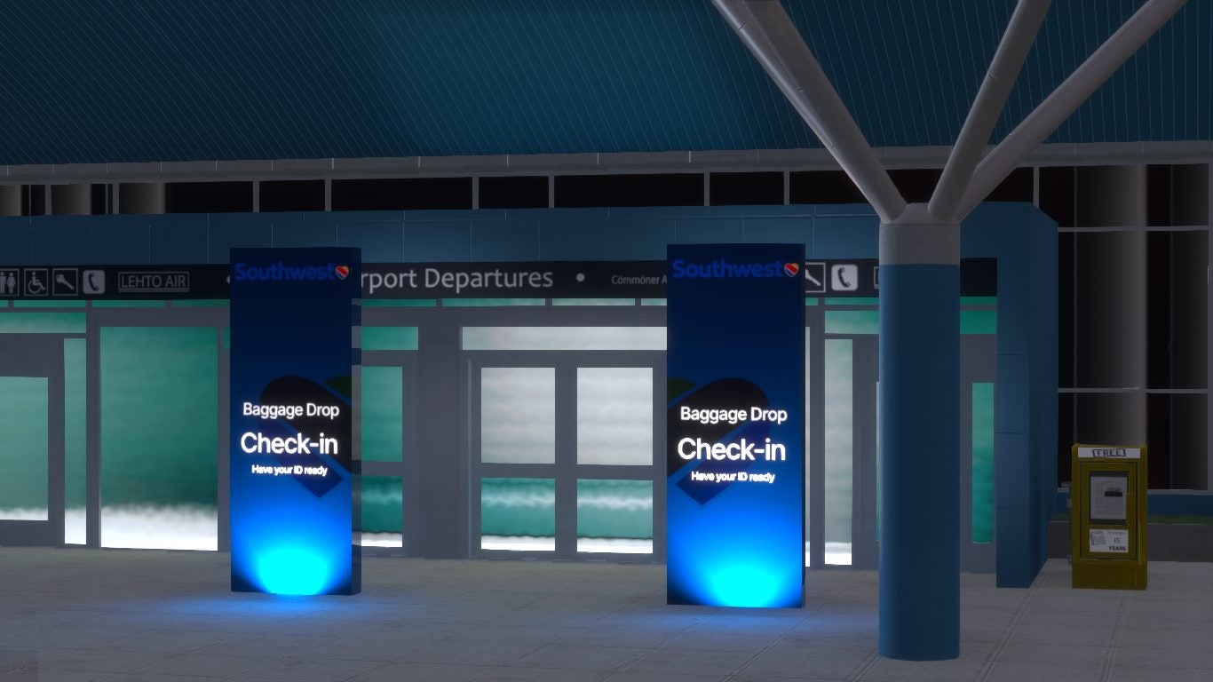 Southwest Airlines Counter Billboard - Paradox Mods