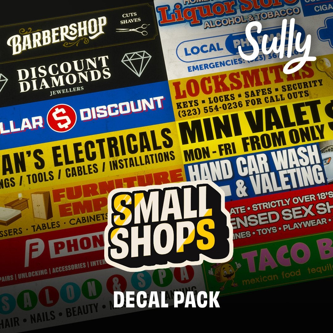 Small Shops Decal Pack - Paradox Mods