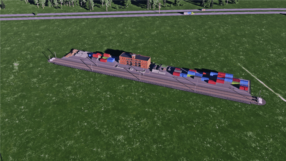 客货一体火车站 Passenger and freight integrated railway station - Paradox Mods