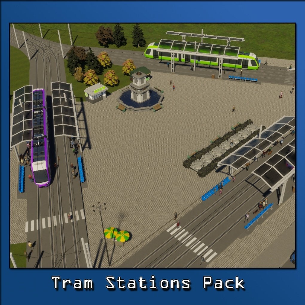 Tram Stations Pack - Paradox Mods