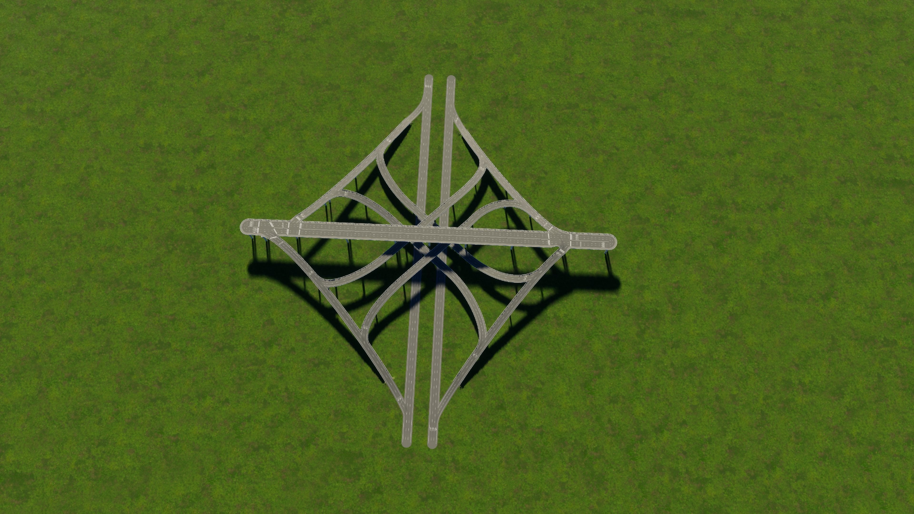 Motorways with 6-lane roads - Paradox Mods