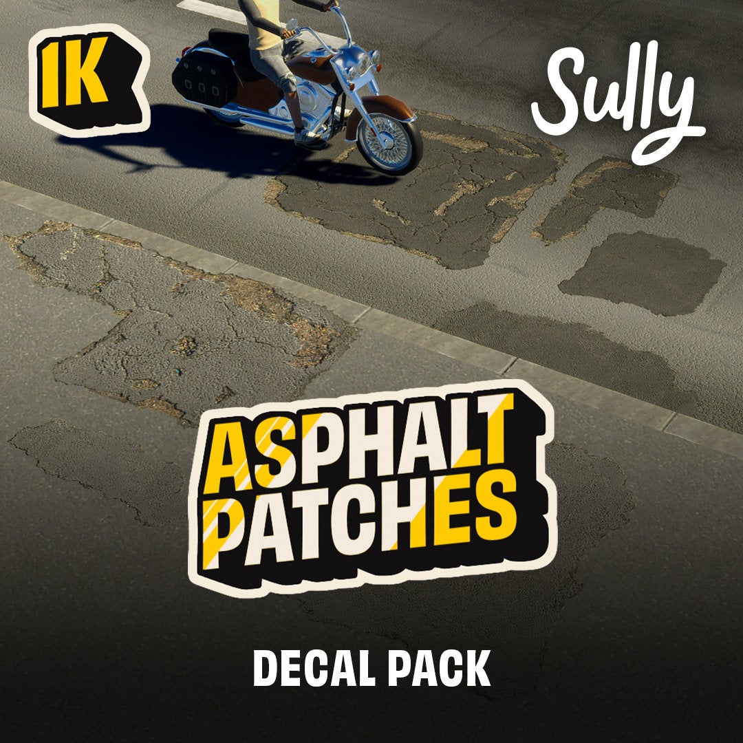 Asphalt Patches Decal Pack - Paradox Mods